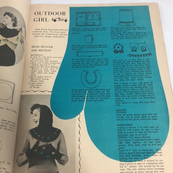 Vintage | Accents | Vintage Sewing Magazine Decor Crafts Library 95s ...